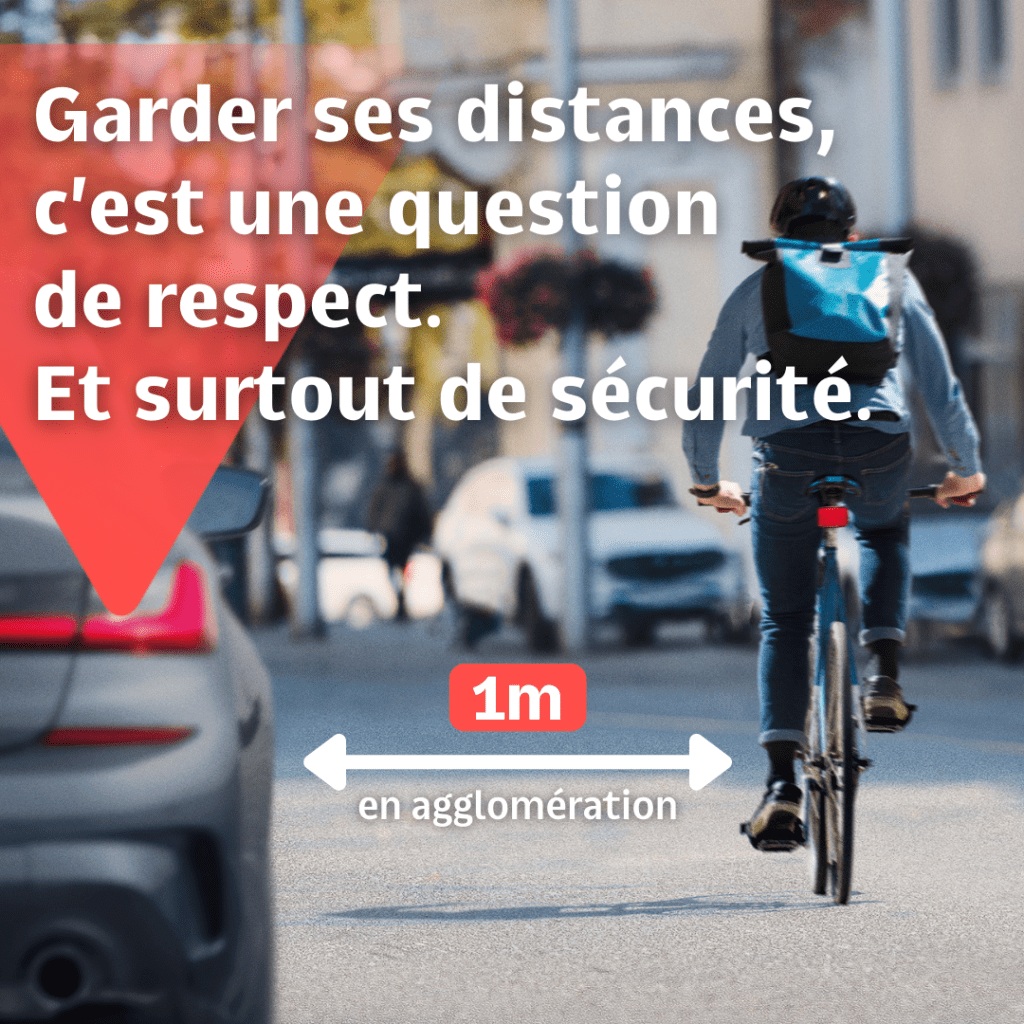 Garder ses distances, une question de respect. Et de sécurité.